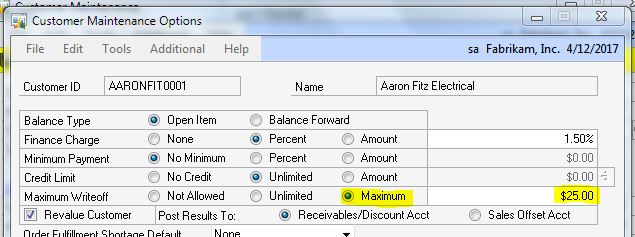 DynamicAccounting.net: Weekly Dynamic: Override AR Writeoff DynamicAccounting.net: Weekly Dynamic: Override AR Writeoff