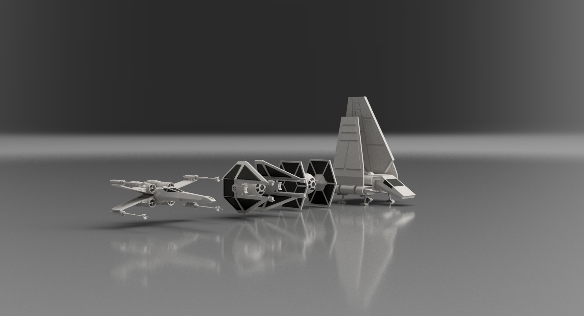 Starwars - Mini Ships set - Work in Progress | The3Dprinting 3D print ...