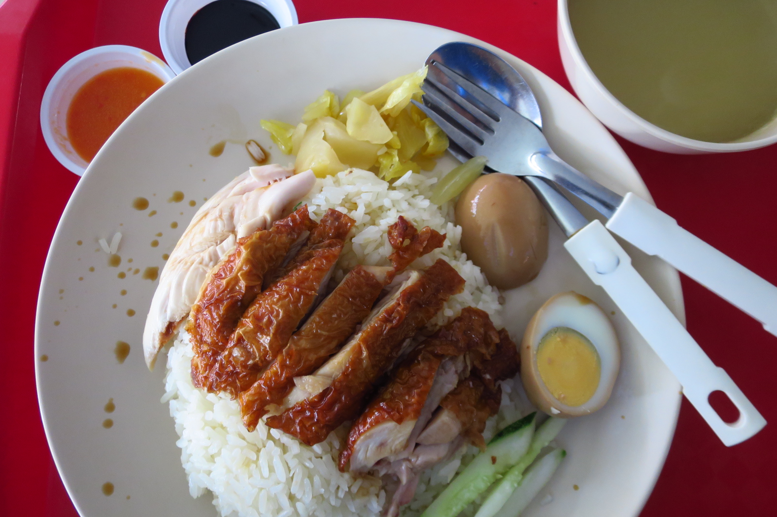 Small Potatoes Make The Steak Look Bigger: Roasted chicken from Tiong ...