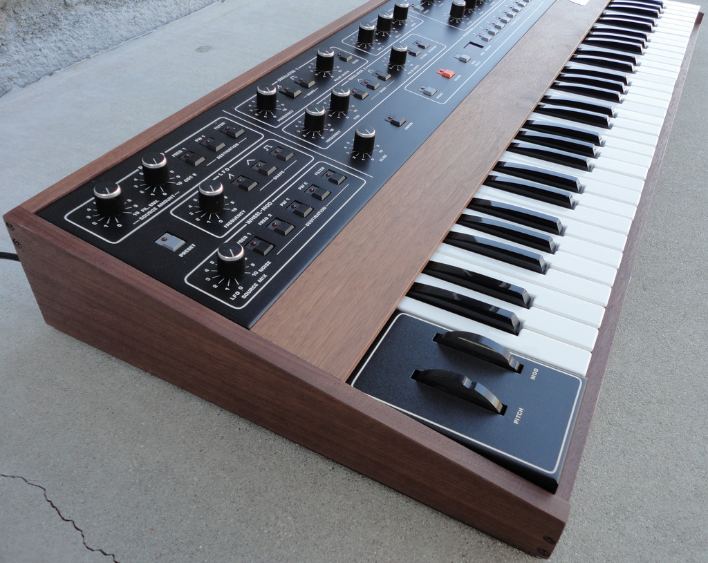 MATRIXSYNTH: Sequential Circuits Prophet-5 - Rev 2 w/Kenton Midi SN 0659