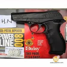 Siam BB Gun: ปืนสั้นอัดแก๊ส Daisy Powerline 008 ยิงลูกเบอร์1 Cal 4.5 mm ...