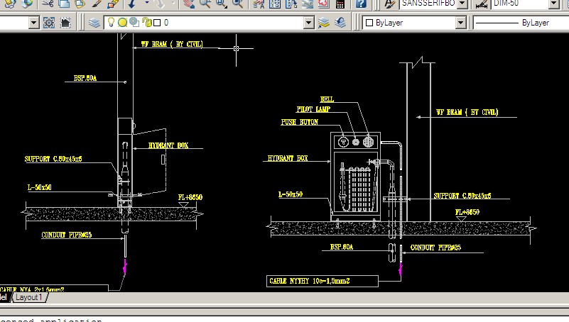 FIRE ALARM - Kumpulan Referensi Gambar Autocad Fire Alarm | PEKERJAAN ...
