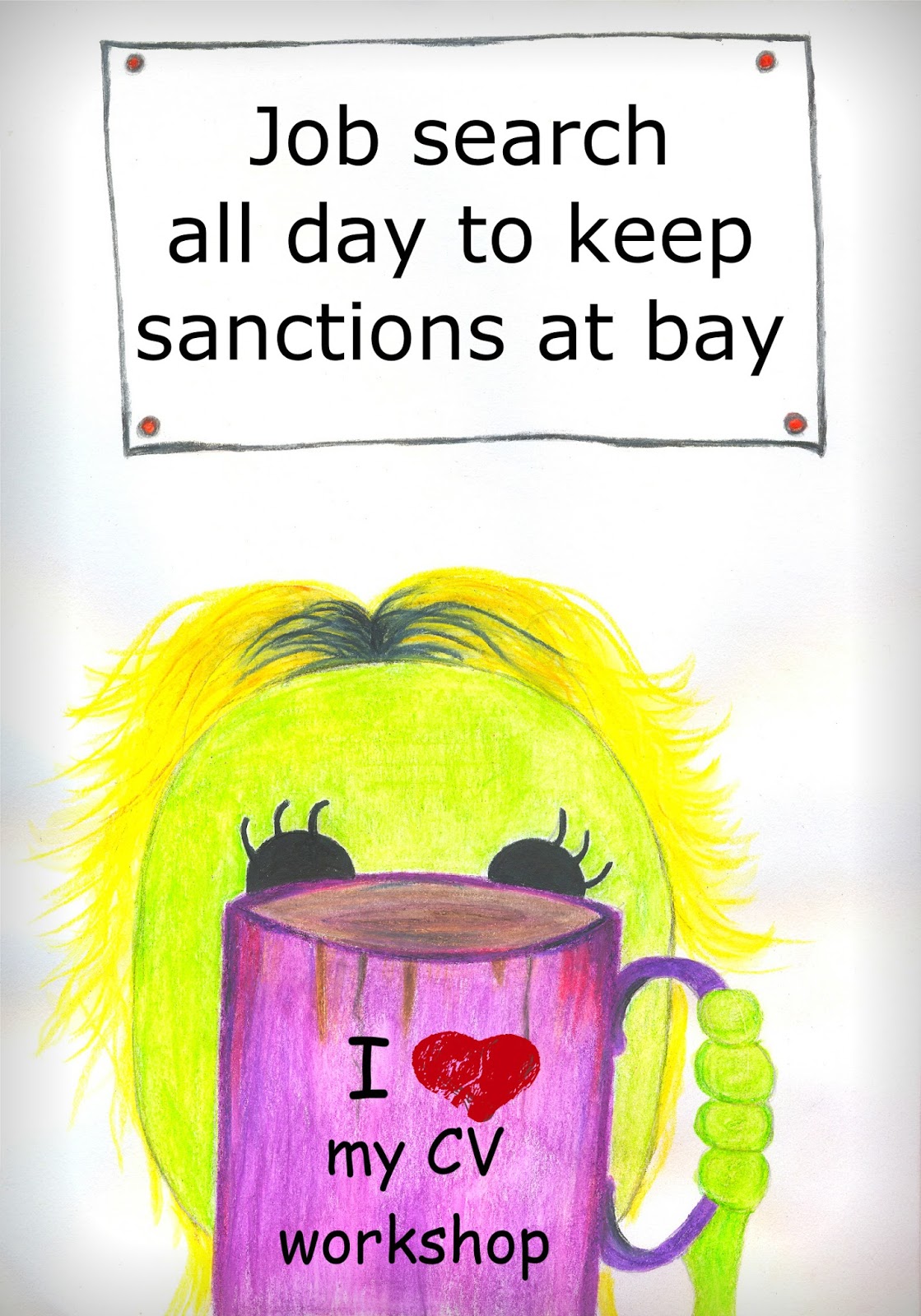 Jane Air Blog: Universal Credit cartoon ; Jobseeker CV workshop cartoon ...