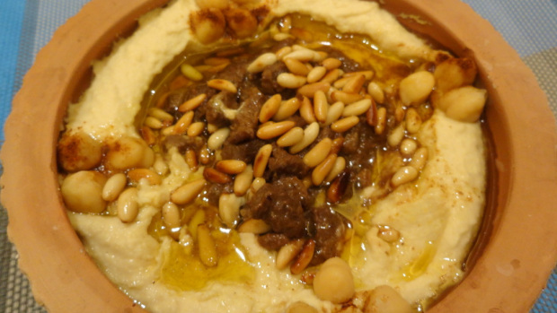 Hummus with Ras Asfour Recipe | Arabic Food Recipes