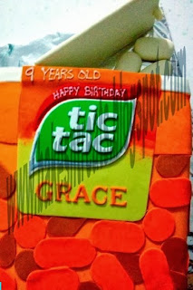 Sweetest things in life...: 3D Tic Tac Cake