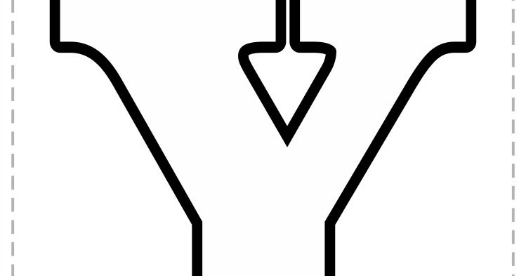 Letra Y Para Imprimir