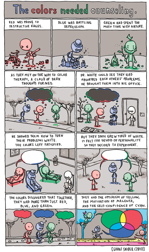 Infographics: The Colors of Good vs. Evil: Comic Book Color Palettes ...