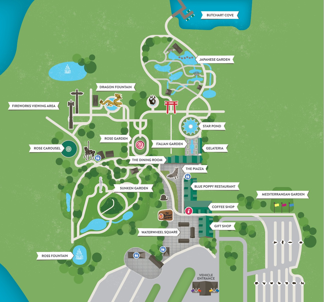 Butchart Gardens Map ~ Garden Ideas