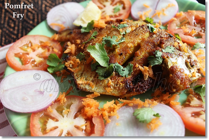 Learning-to-cook: Pomfret Fry