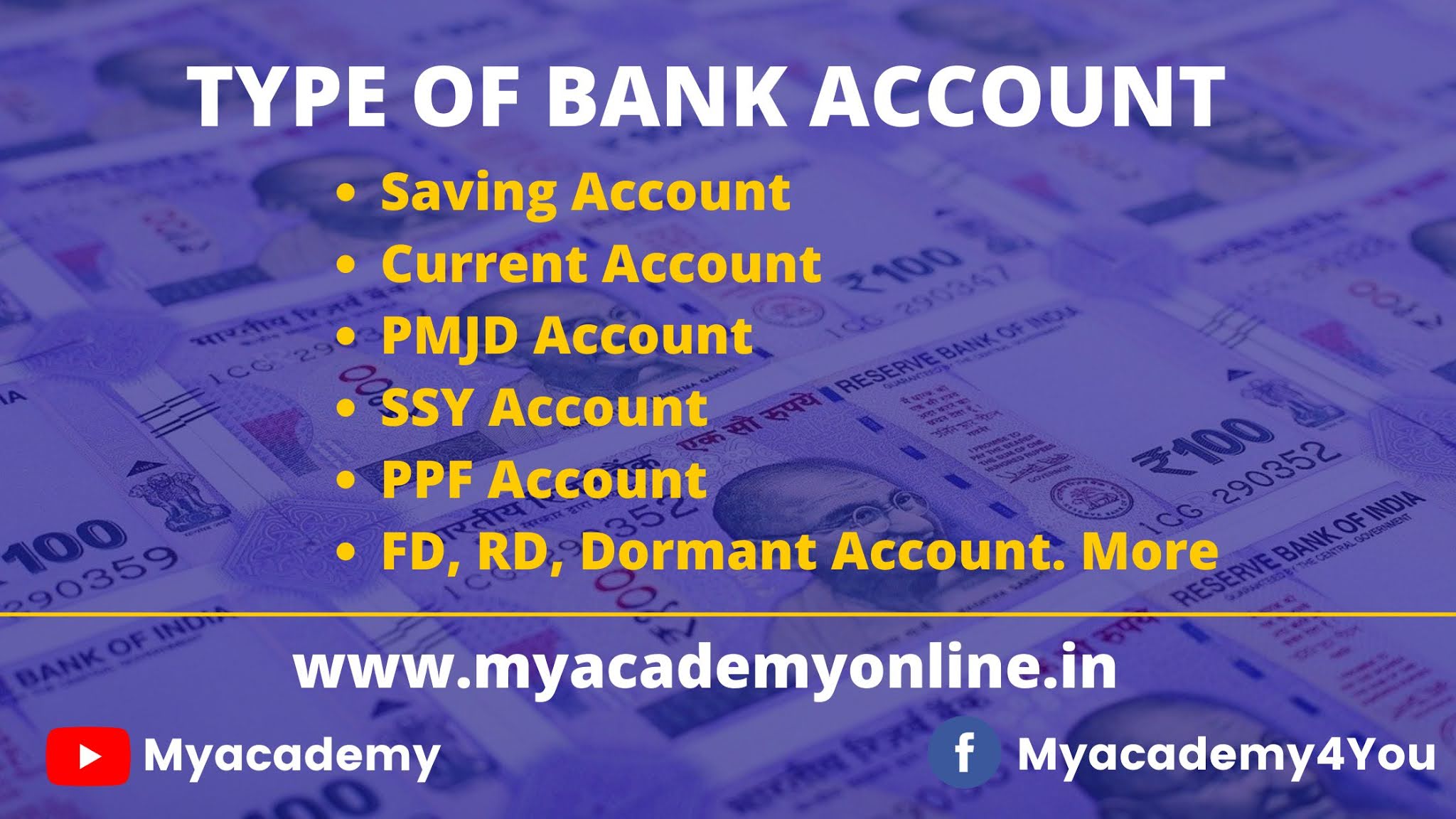 Type Of Bank Account Saving Current PMJDY FD RD Account type-of-bank-account-saving-current-pmjdy-fd-rd-account