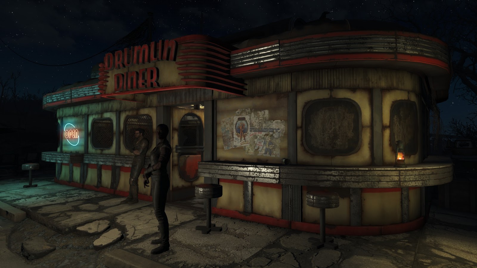 Martin James Mods: Fallout 4 - Drumlin Diner Overhaul