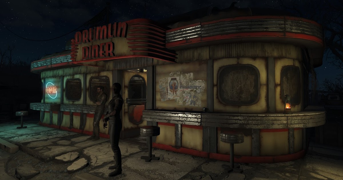 Martin James Mods: Fallout 4 - Drumlin Diner Overhaul