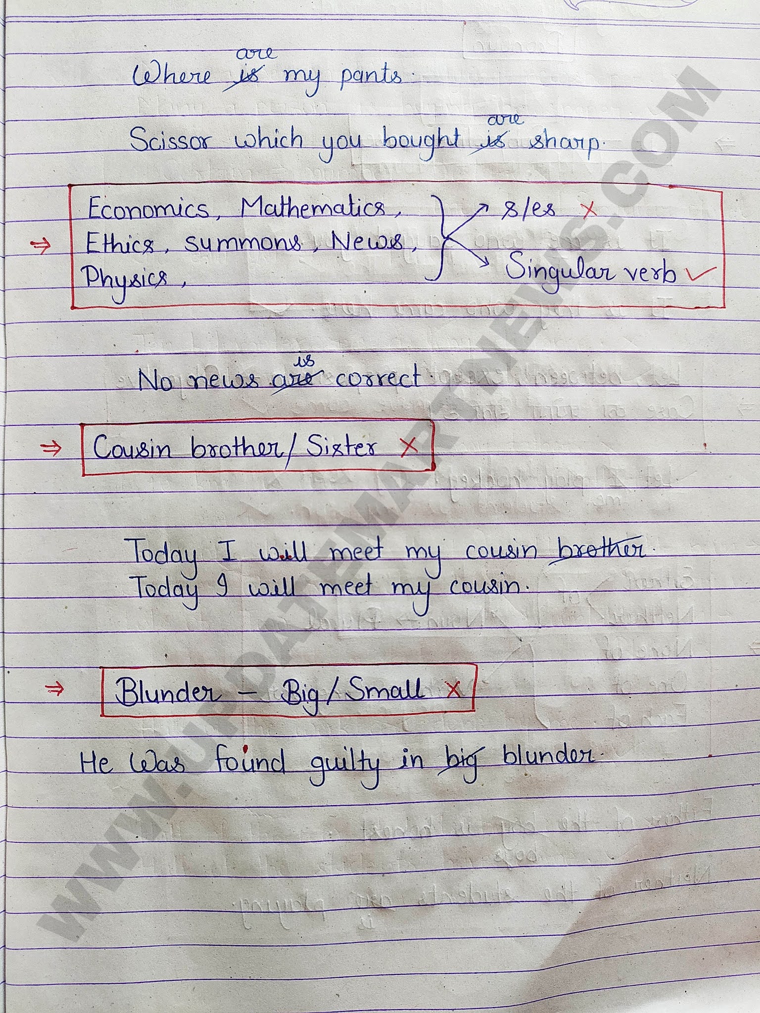 Noun short Points For All Competitive Exams Common Errors Syntax noun-short-points-for-all-competitive-exams-common-errors-syntax
