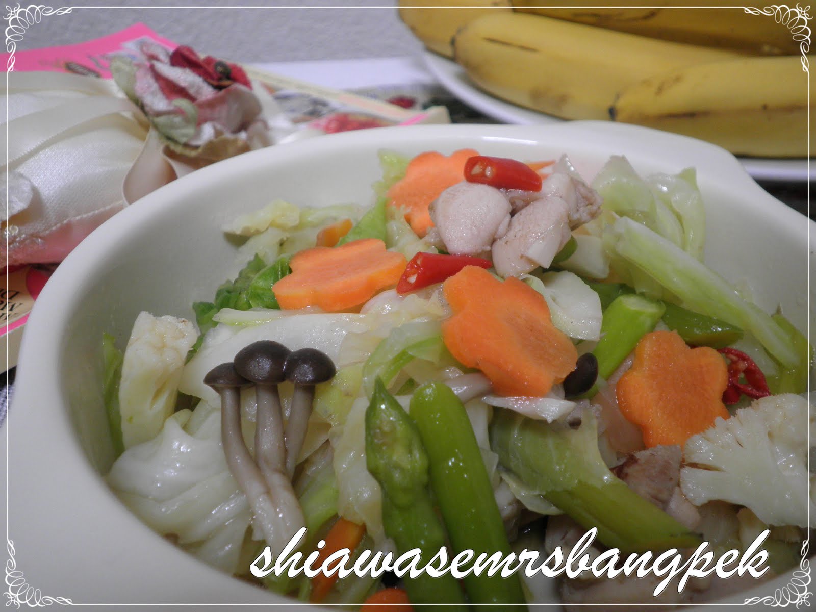 :: ShiawaseMrsBangpek::: Sayur Kubis Goreng Campur