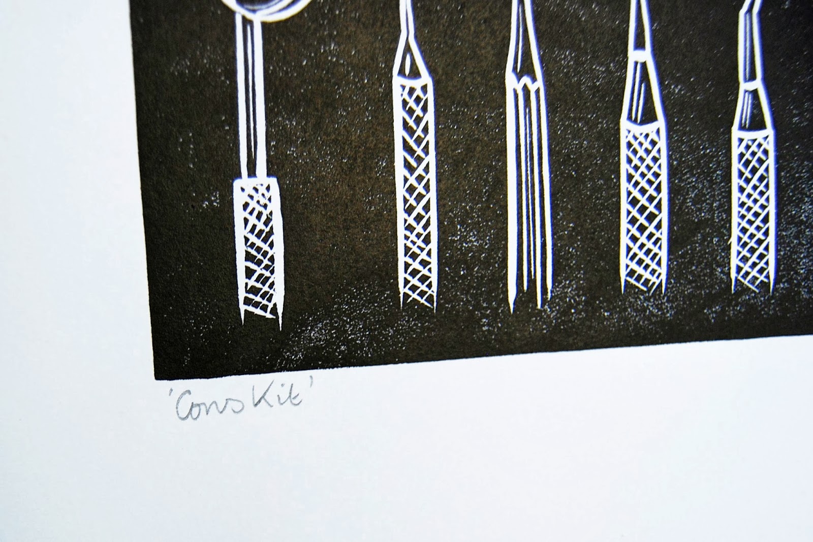 baby brown cow: Dental Lino print- Cons Kit