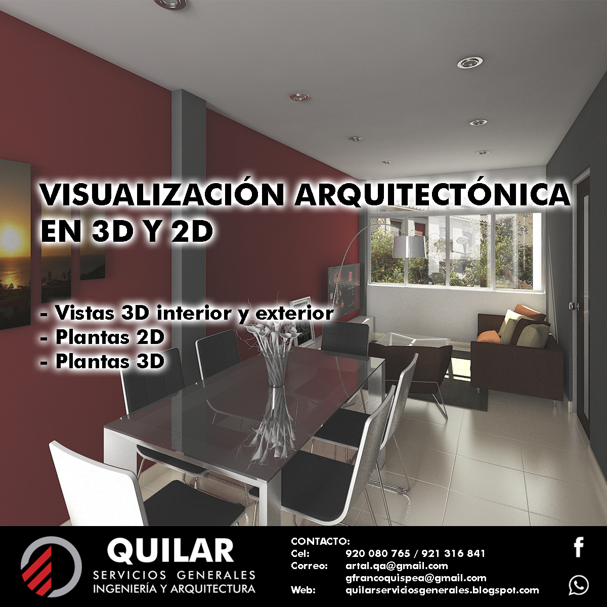 VISUALIZACIÓN ARQUITECTÓNICA EN 3D Y 2D