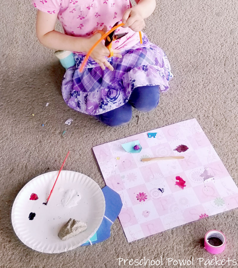 Preschool STEM: Mixed Media Collage Art | Preschool Powol Packets