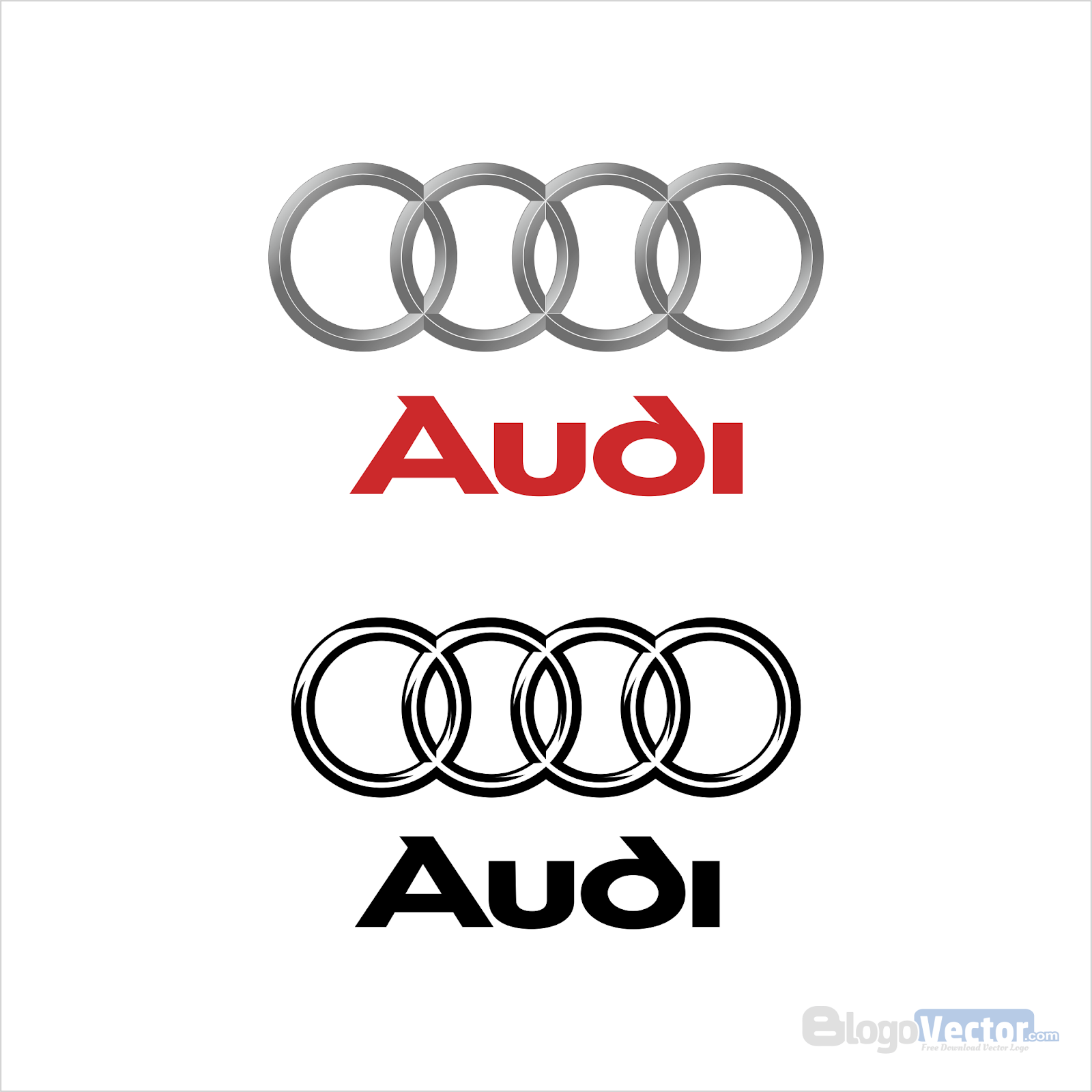 Audi Logo vector (.cdr) - BlogoVector