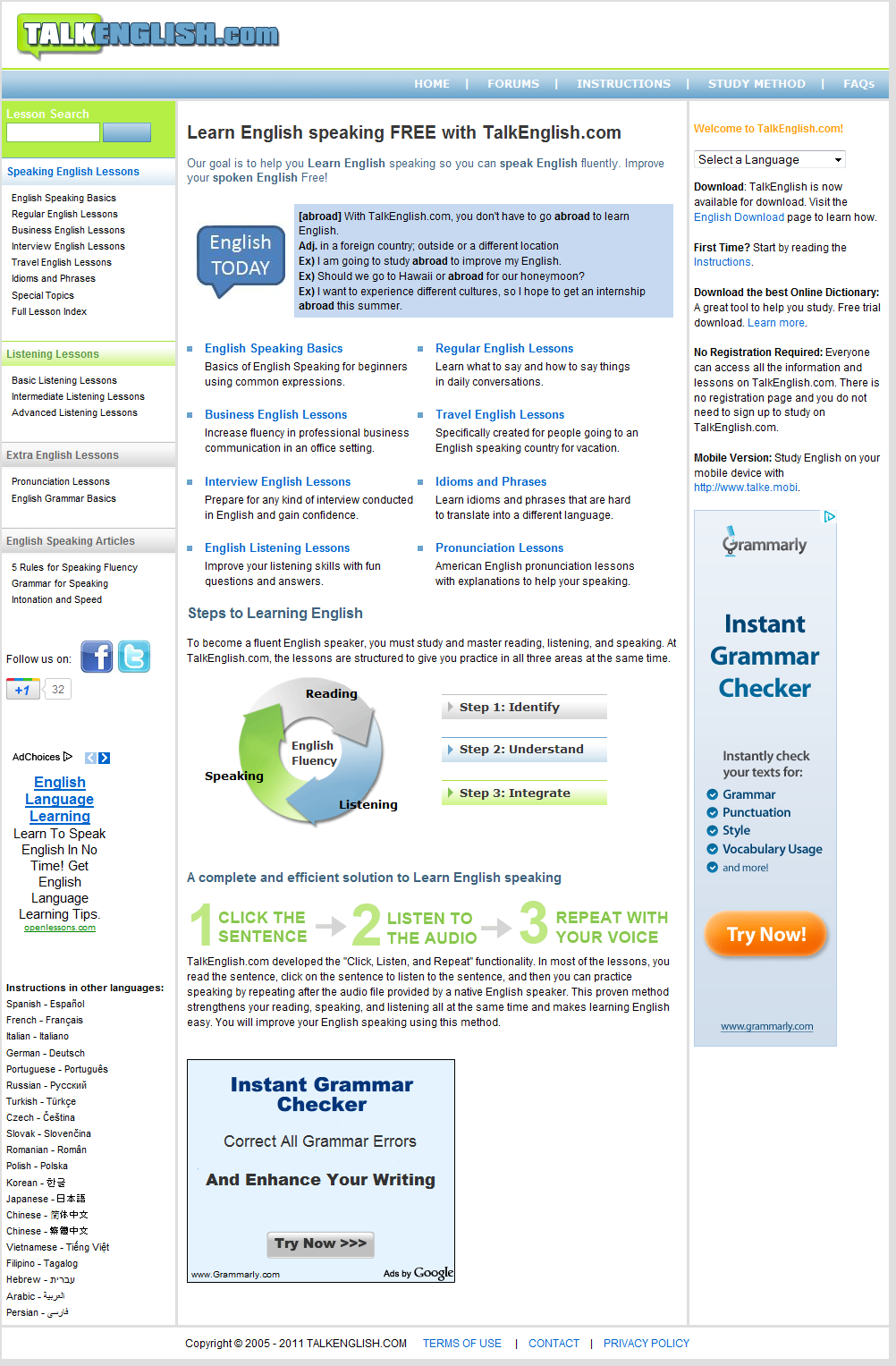 Hilary's ESL Bootcamp: TalkEnglish