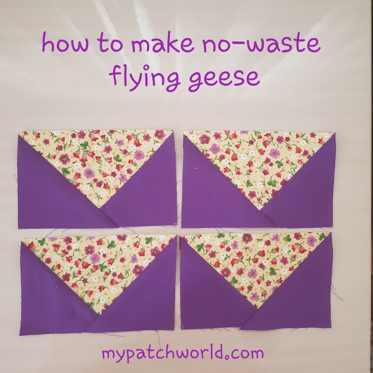 circle of flying geese pattern | All about patchwork and quilting