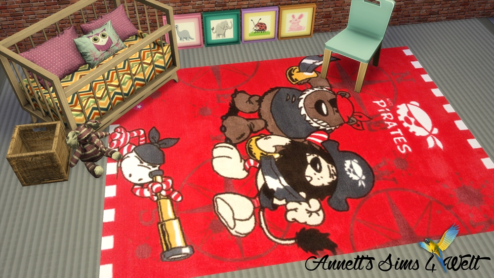 Annett's Sims 4 Welt: Mega Pack - 30 Kids Rugs