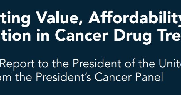Discoveries in Health Policy: Very Brief Blog: President's Cancer Panel ...