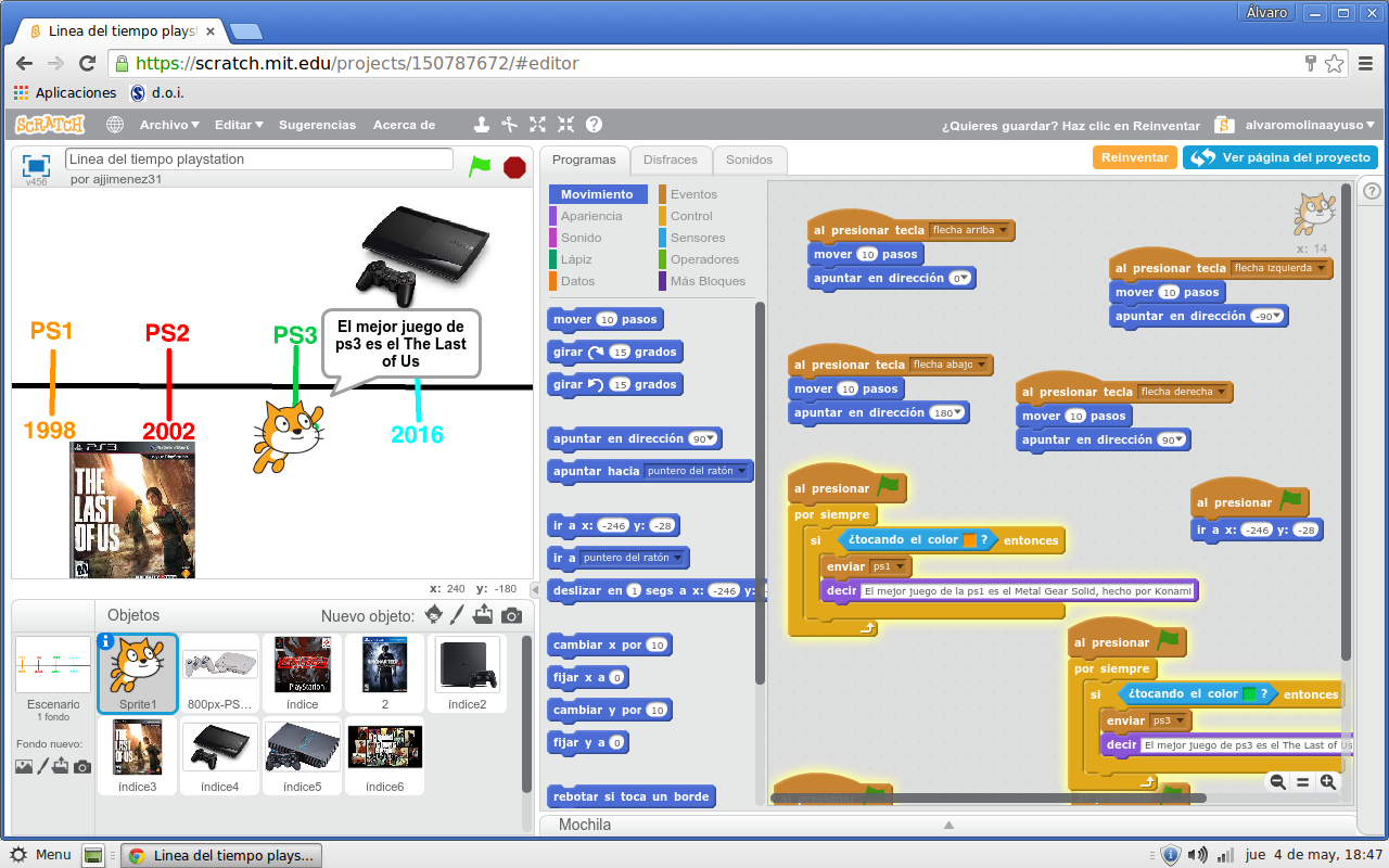 Competencias clave con Scratch: Actividades realizadas en el IES ...