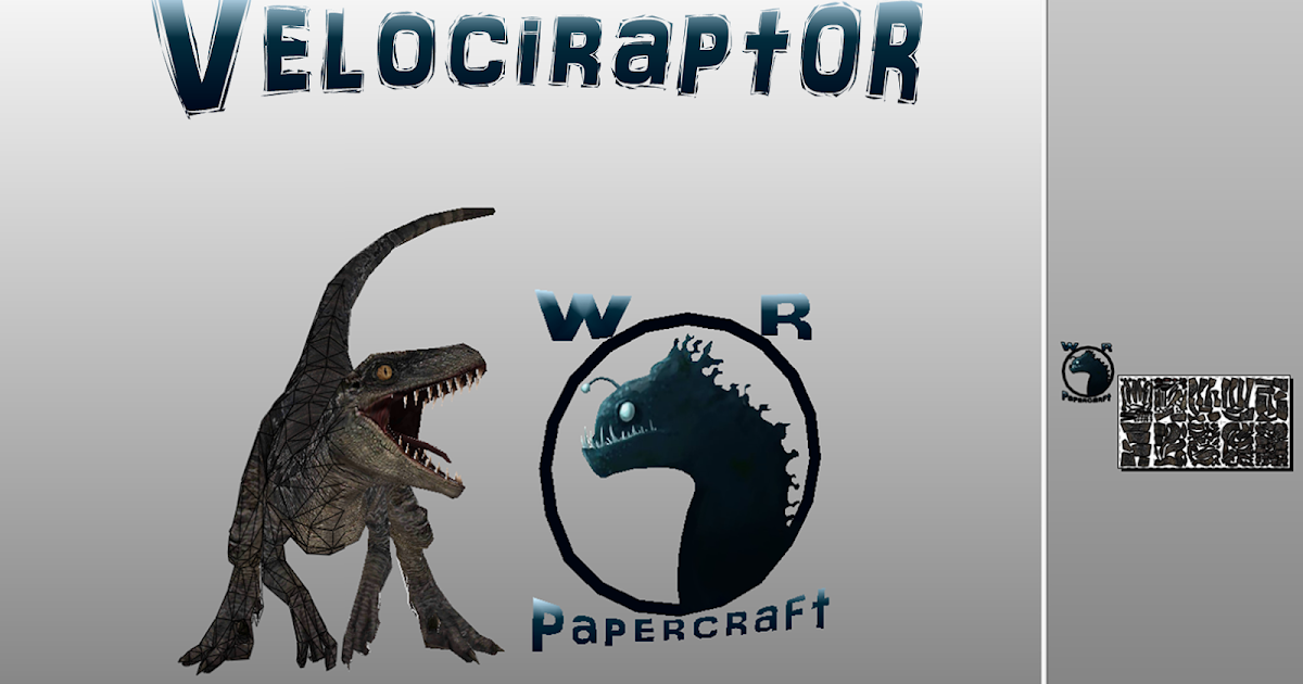 Velociraptor Papercraft | W.R.Papercrafts