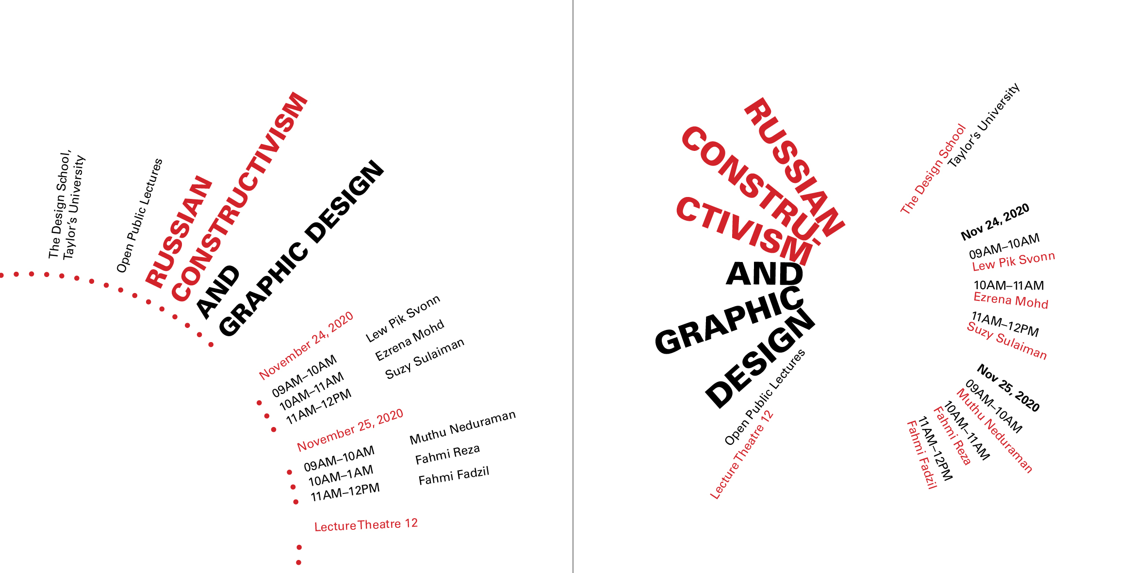 ADVANCED TYPOGRAPHY - EXERCISES