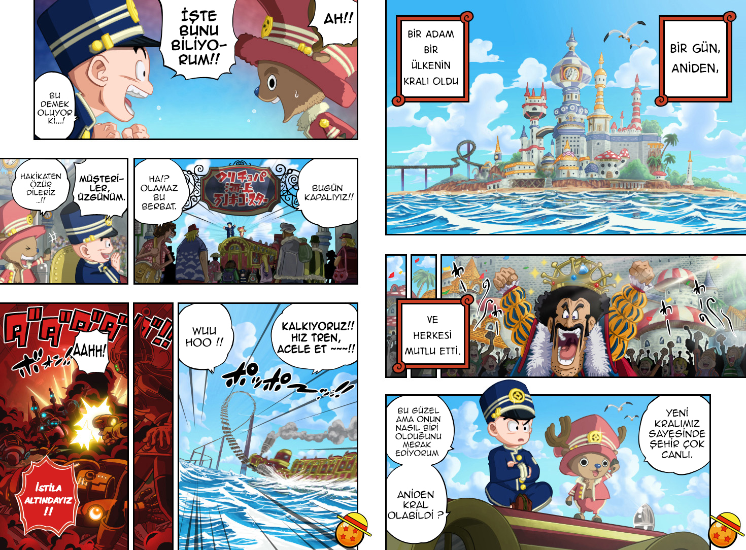 Dragon Ball X One Piece - Cross Epoch Oneshot Renkli