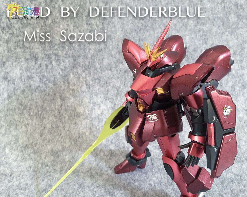 Gundam Family: HGBF 1/144 Miss Sazabi Painted Build