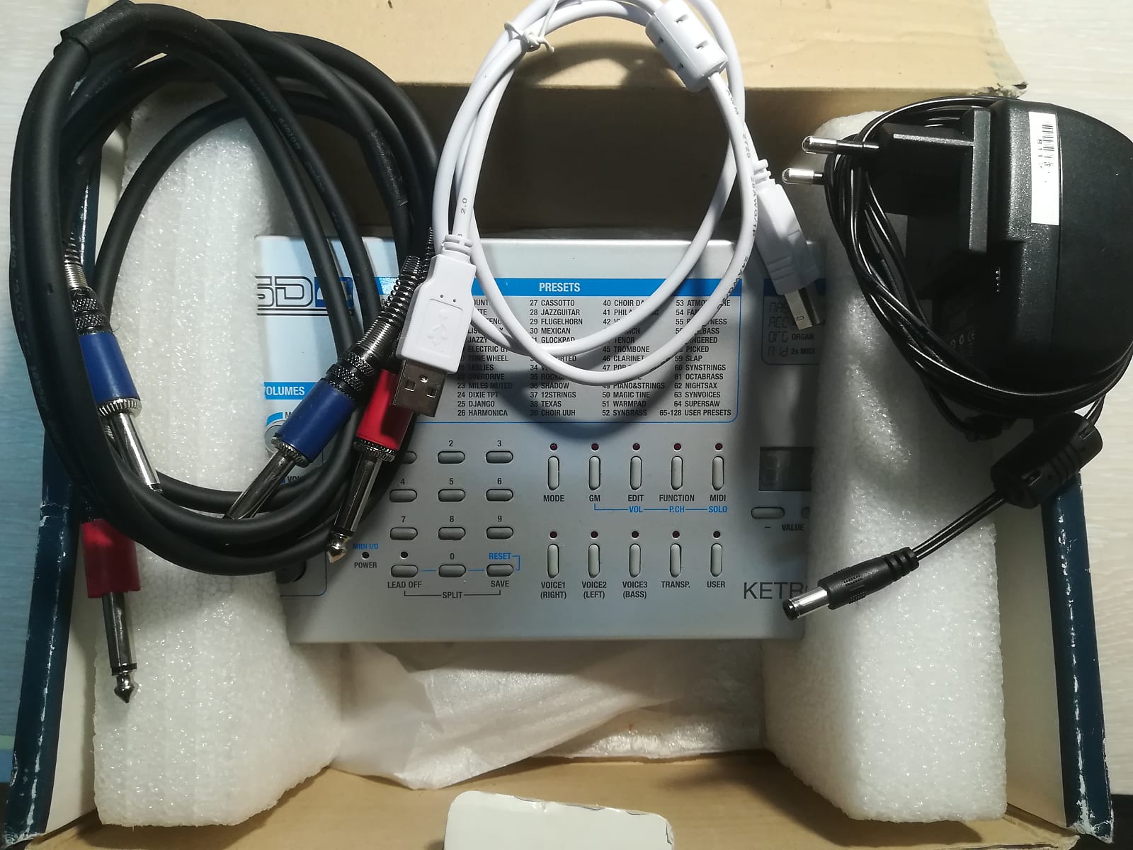 MATRIXSYNTH: Ketron SD4 Tabletop Synthesizer Midi Sound Module w/ Original Box