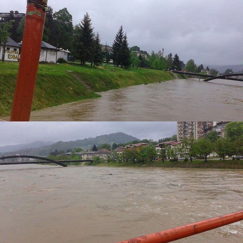 Nabujale rijeke i potoci širom BiH