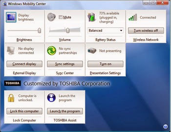 Clients and Servers: WINDOWS MOBILITY CENTER