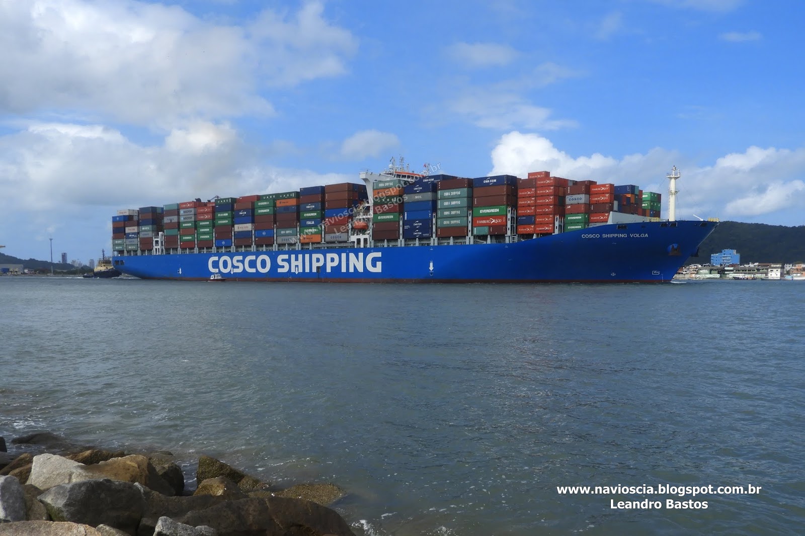 Navios de Santos & CIA: Navio COSCO SHIPPING VOLGA