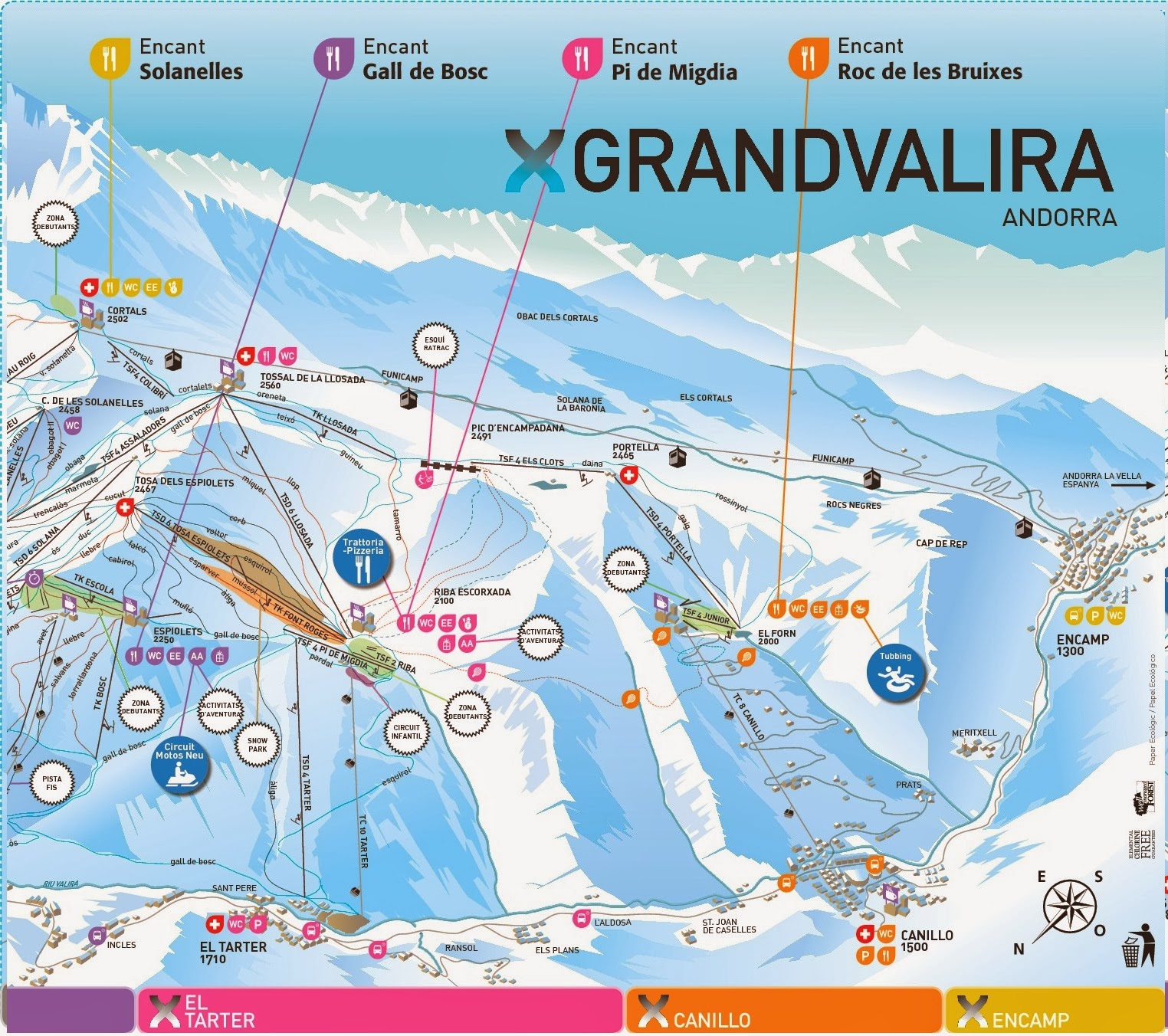 World Ski Resort: El Tarter - Canillo - Encamp