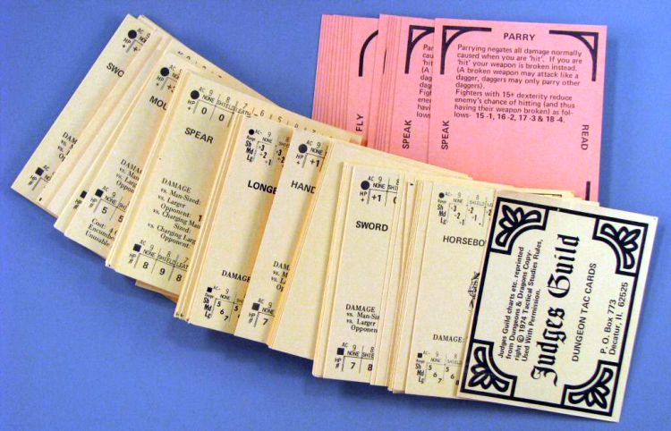 MF WARS: Nostalgia Thursday - Dungeon Tac Cards