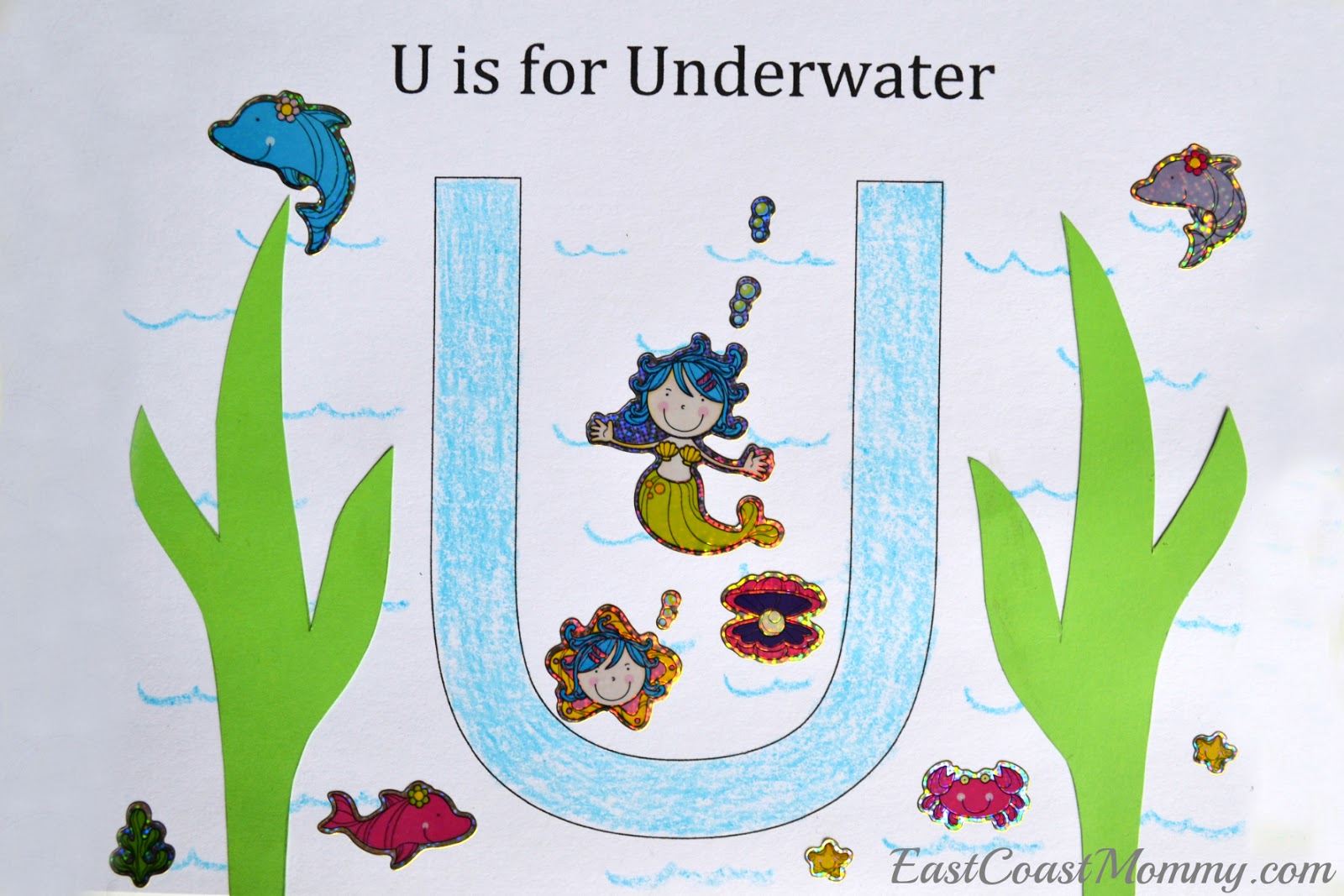 East Coast Mommy: Alphabet Crafts - Letter U