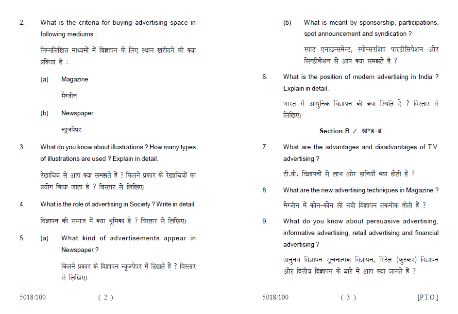 Lucknow University M.V.A. (Final Year) APPLIED ART TECHNICAL THEORY ...