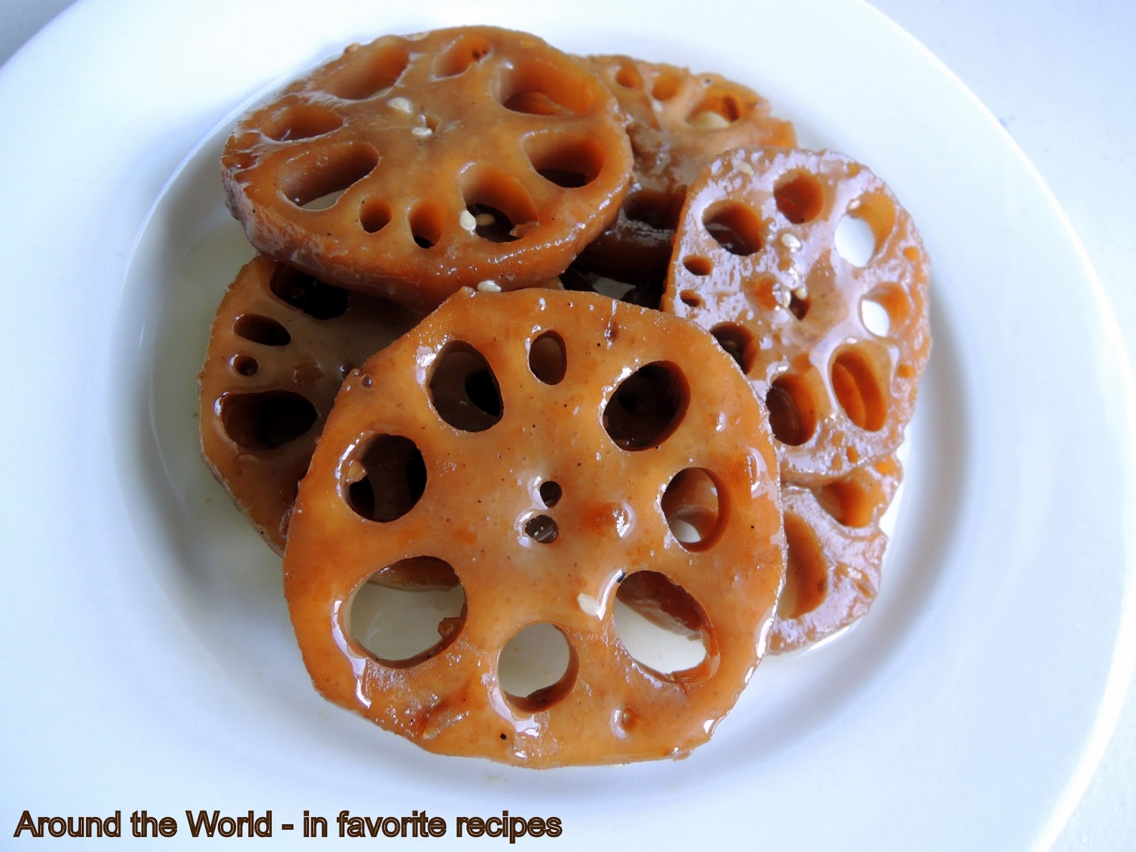 Around the World - in favorite recipes: Lotus root