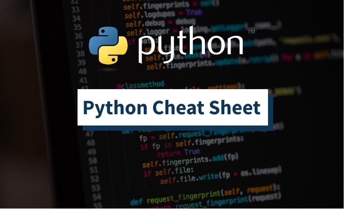 Python-Cheat-Sheet