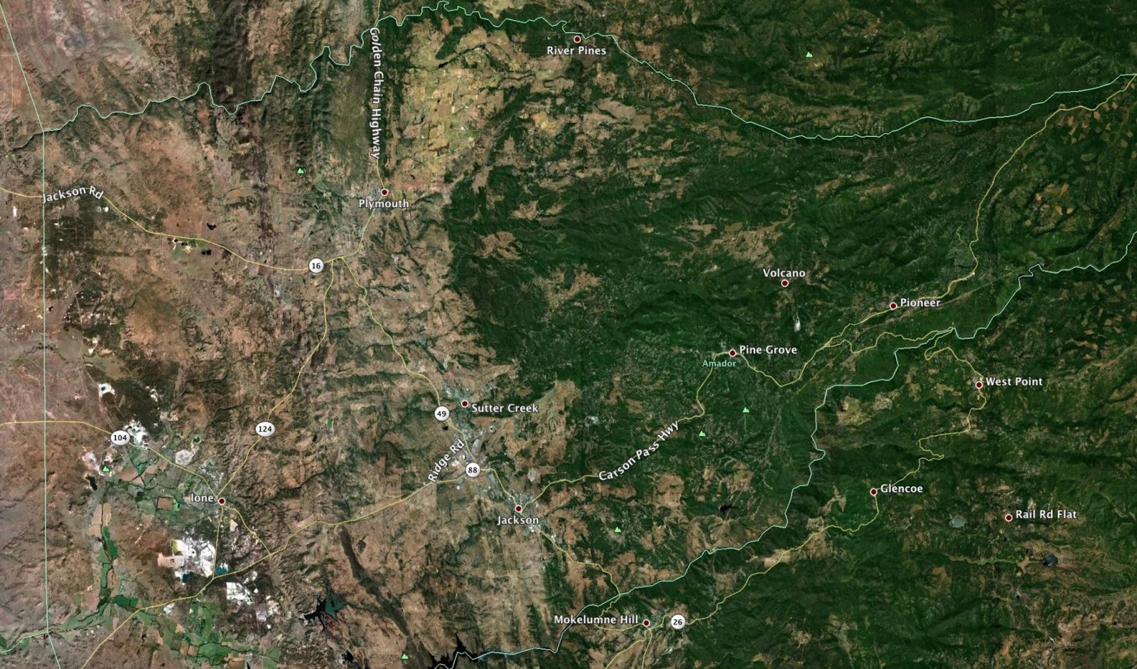 Bridge of the Week: Amador County Bridges: State Route 124 Highway ...