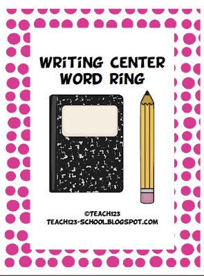 Writing Center: Word Ring | Teach123