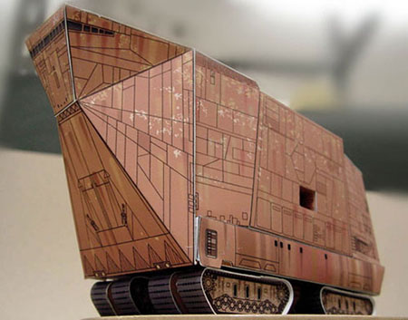 Star Wars: Sandcrawler Paper Model | Paperized Crafts