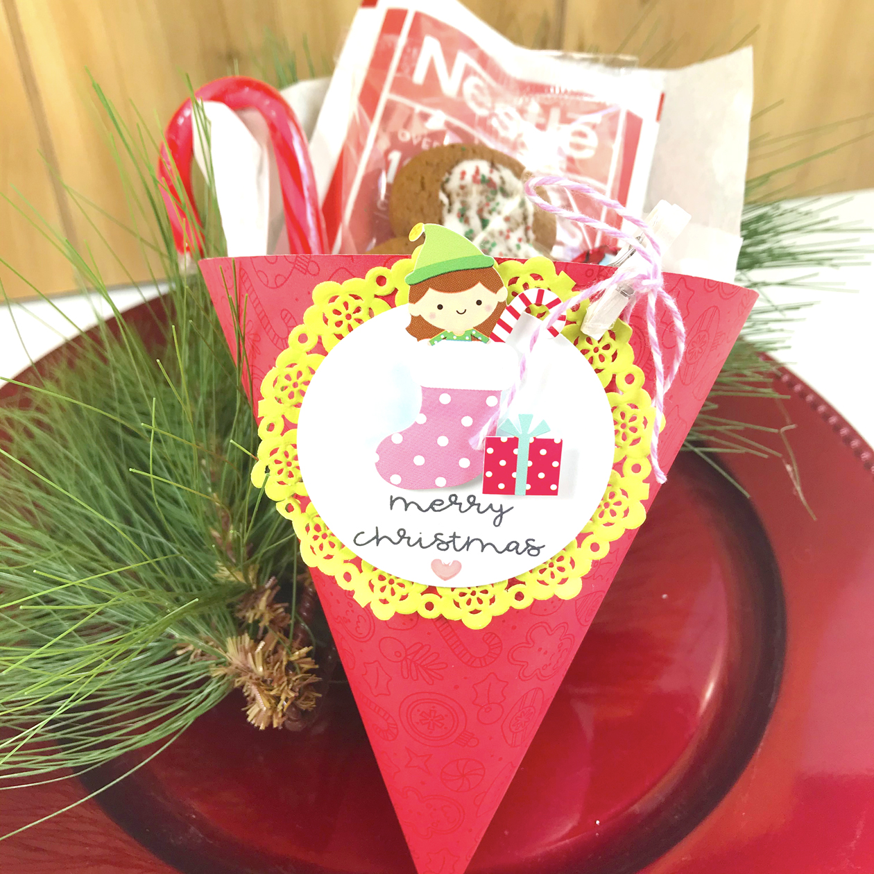 Doodlebug Design Inc Blog: CHRISTMAS MAGIC TREAT CONES | with Tya