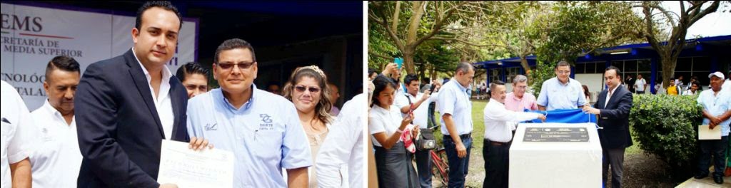 Periodico San Andrés: RICARDO LLAMAS EN EL 40 ANIVERSARIO DEL CBTIS 77