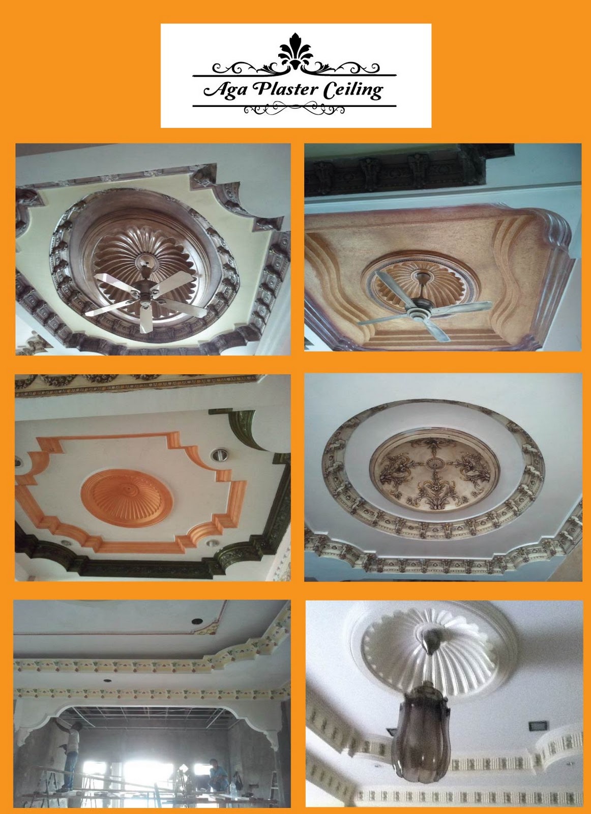 Aga Renovation and Build: Gambar-gambar hasil kerja plaster siling