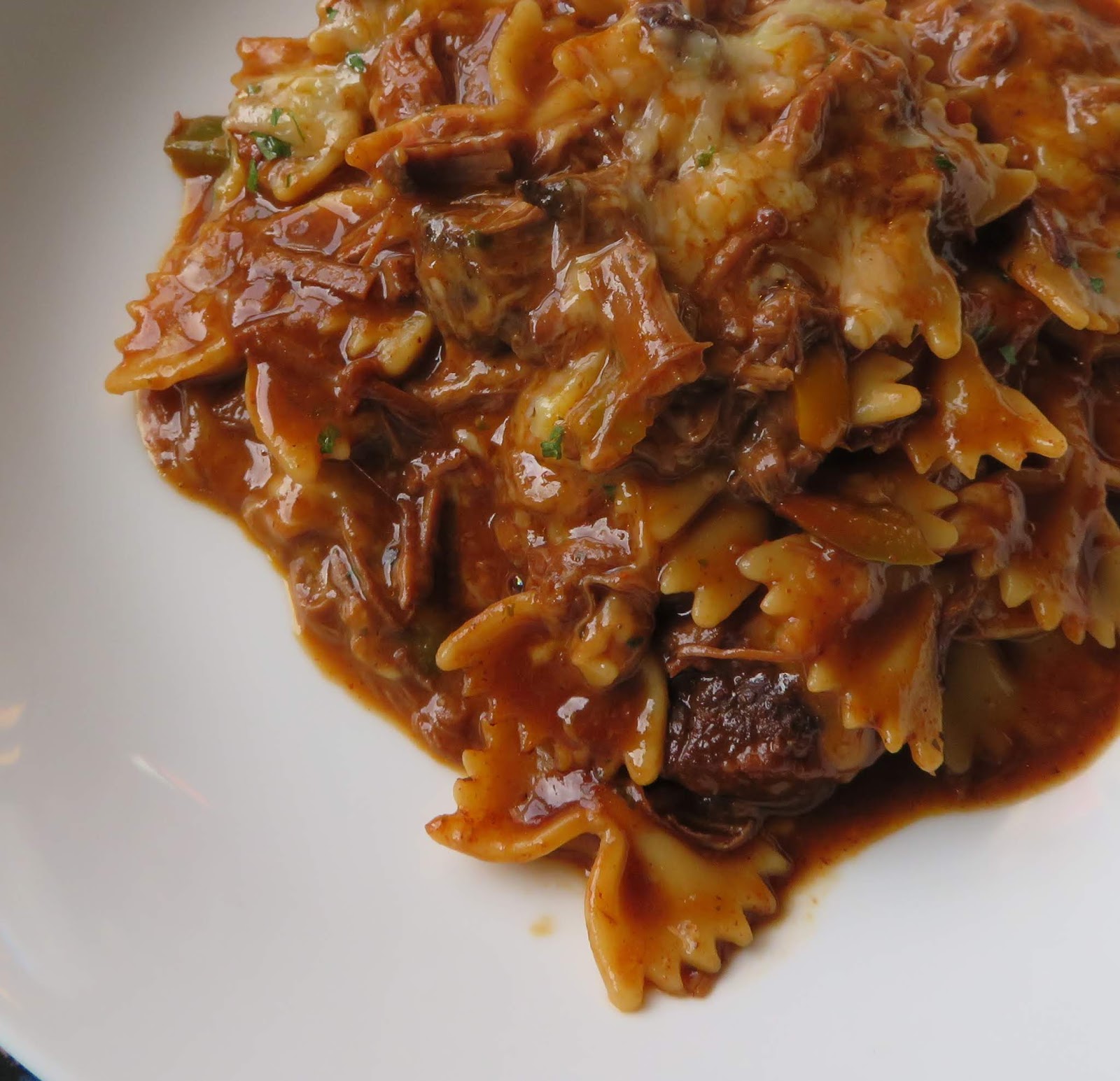 Cheesy Taco Bow Ties | The English Kitchen