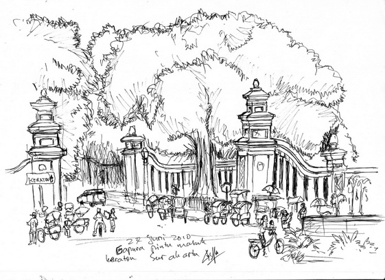 sketsa seger sumyah: Tiga sketsa sekitar Keraton Solo