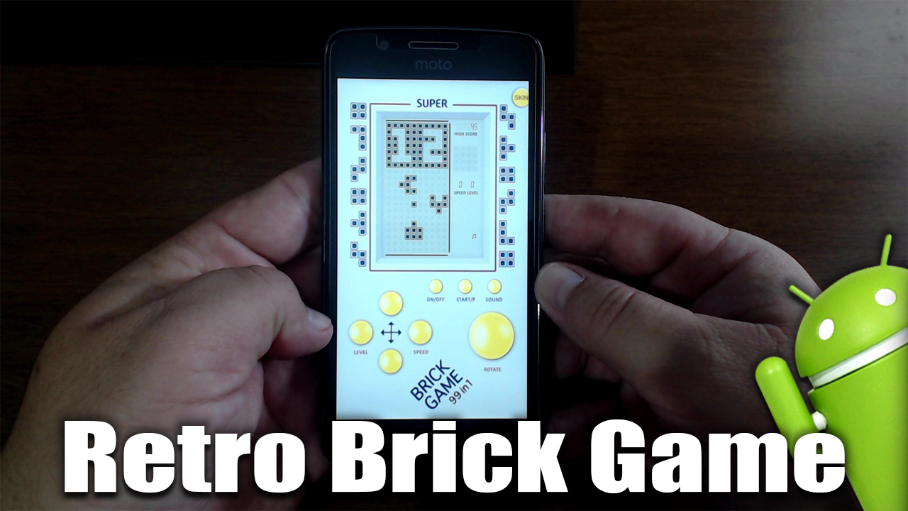 APP com Jogos Arcade - Retro Brick Game
